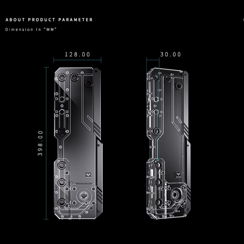 Granzon Distro Plate For ASUS ROG Hyperion GR701 Computer Case Combo ...