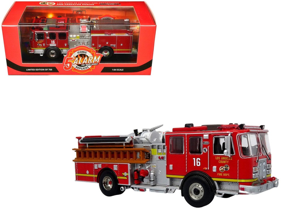 KME Predator Fire Engine #16 "Los Angeles County Fire Department" Red ...