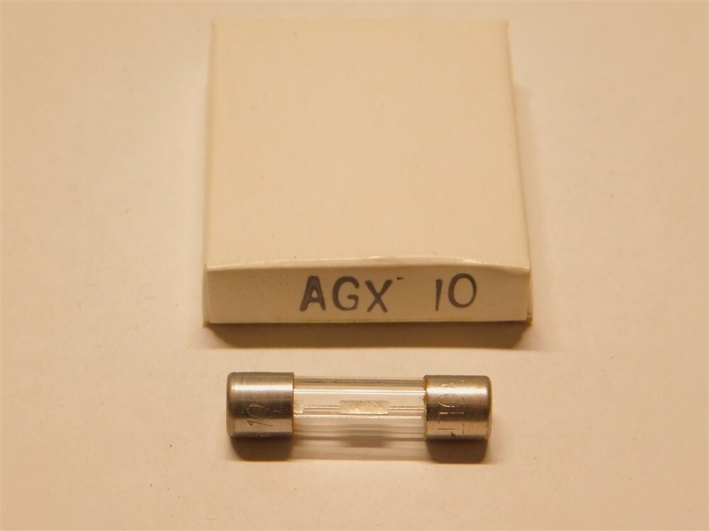 Bussmann Agx-10 Fuse 10a Glass AGX Series Pk5 for sale online | eBay