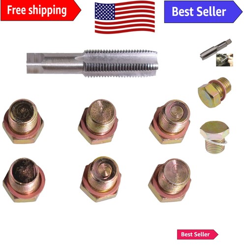 Durable Oil Drain Plug Thread Repair Tool Kit with M15 X 1.5MM Tap - CR ...