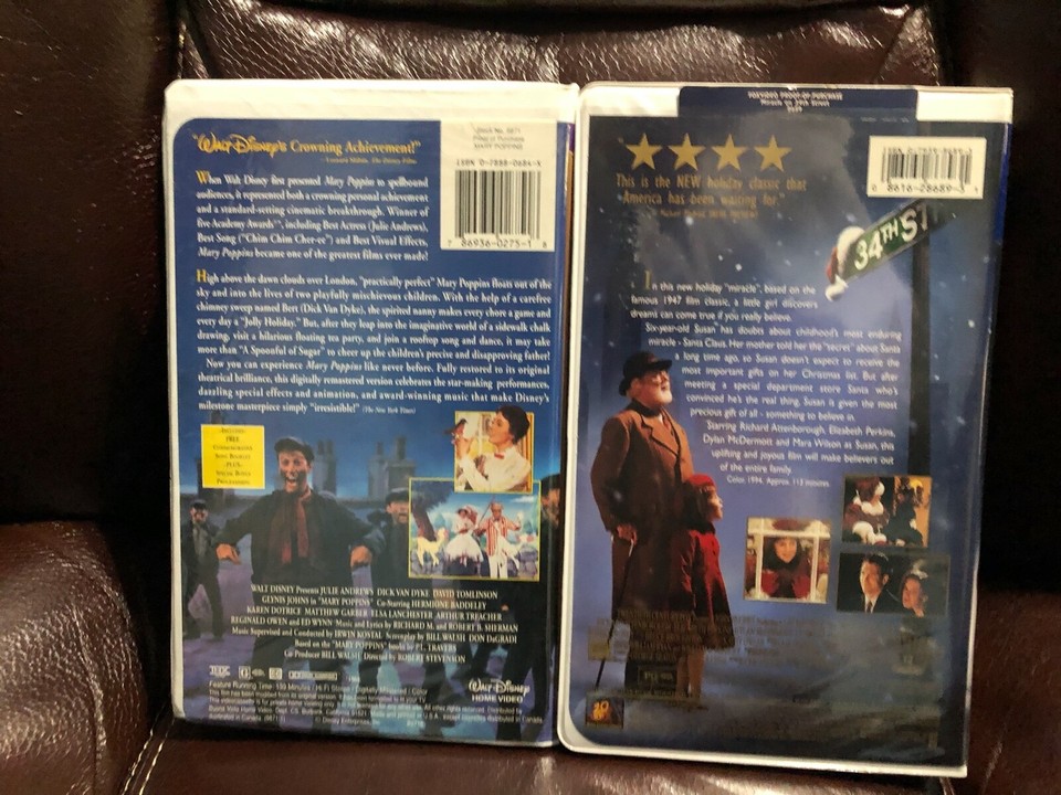 Disney Masterpiece Mary Poppins & Fox Miracle on 34th Street | eBay