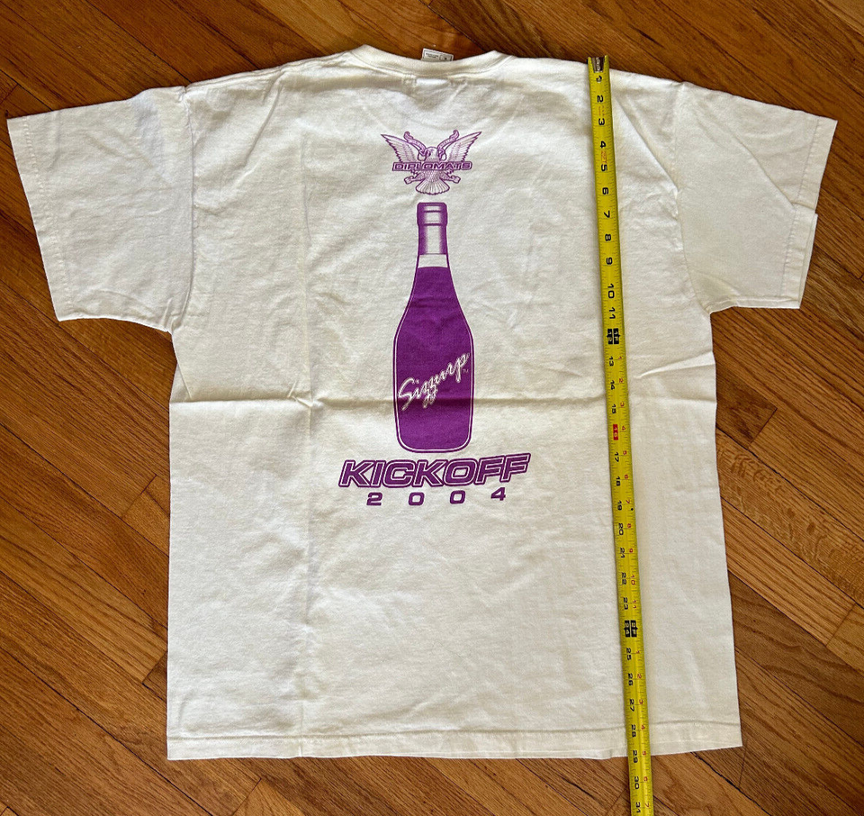 Original VTG 2004 SIZZURP Promo T-Shirt Dipset Camron Diplomats XL Hip ...