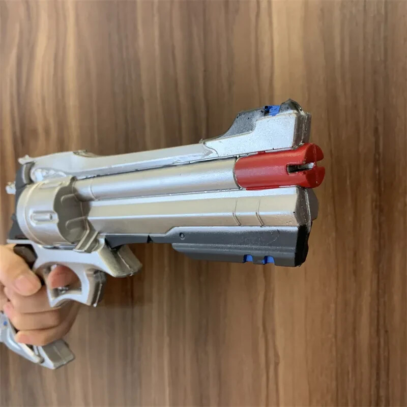 Overwatch Cole Cassidy Revolver Rubber Gun Cosplay Weapon Replica Toy ...