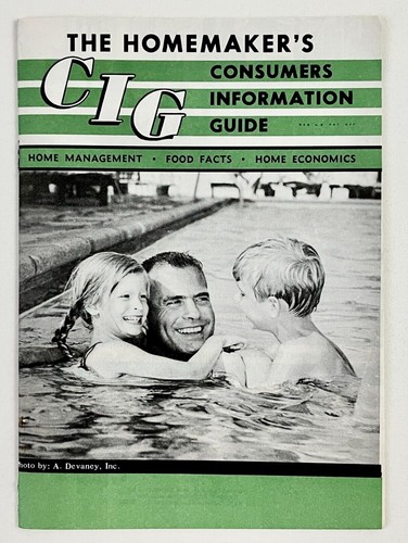 1969 Homemaker's Consumers Information Guide VTG Book CIG Food Tips ...
