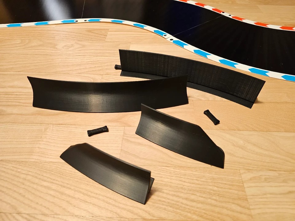 Carrera Hybrid Slot Car Modular Guardrail | eBay