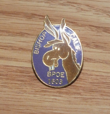 Bishop California BPOE 1603 Collectible Donkey Souvenir Lapel Pin | eBay