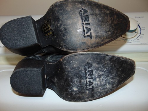 ARIAT 10034044 DIXON WESTERN STYLE NATURALLY DISTRESSED WOMEN'S ANKLE ...