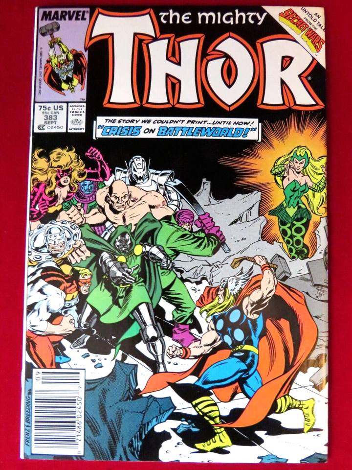Thor #383 An untold Tale from Secret Wars! Dr. Doom! Ultron ...