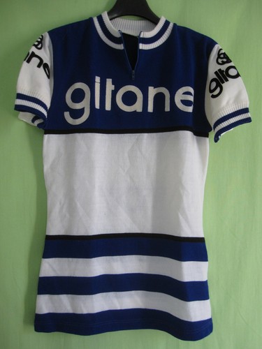 Maillot Cycliste vintage GITANE Cycles Acrylique Laine 70'S jersey - 2 / S | eBay