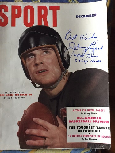 1951 DECEMBER SPORT MAGAZINE - JOHNNY LUJACK COVER - GREAT PHOTOS - No ...