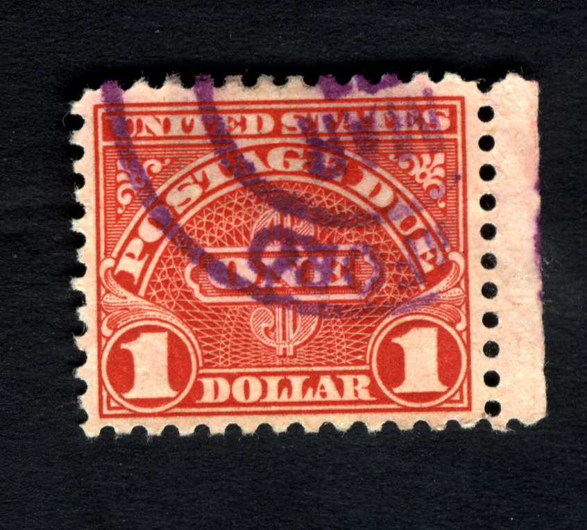 US POSTAGE DUE 1 DOLLAR STAMP | eBay