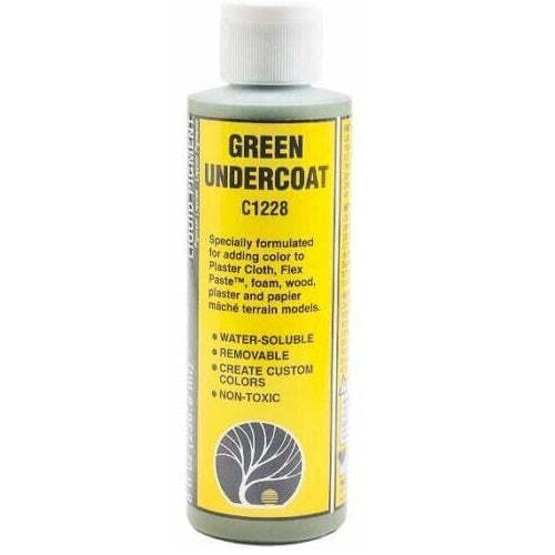 Woodland Scenics C1228 N/HO Earth Color Undercoat Green 4 oz Train ...