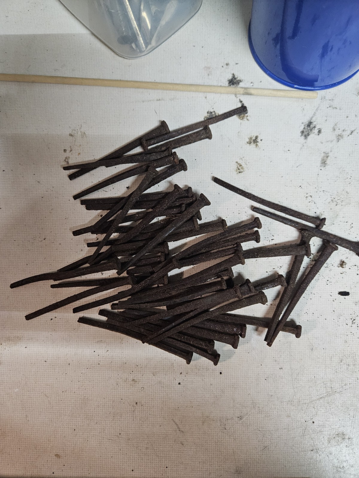 Vintage (50) Square Cut 3 Inch Nails 1800s. Used. | eBay