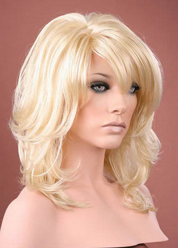 Ladies Long Blonde Hair Wig Black Brown Red Full Fashion Wig Forever ...