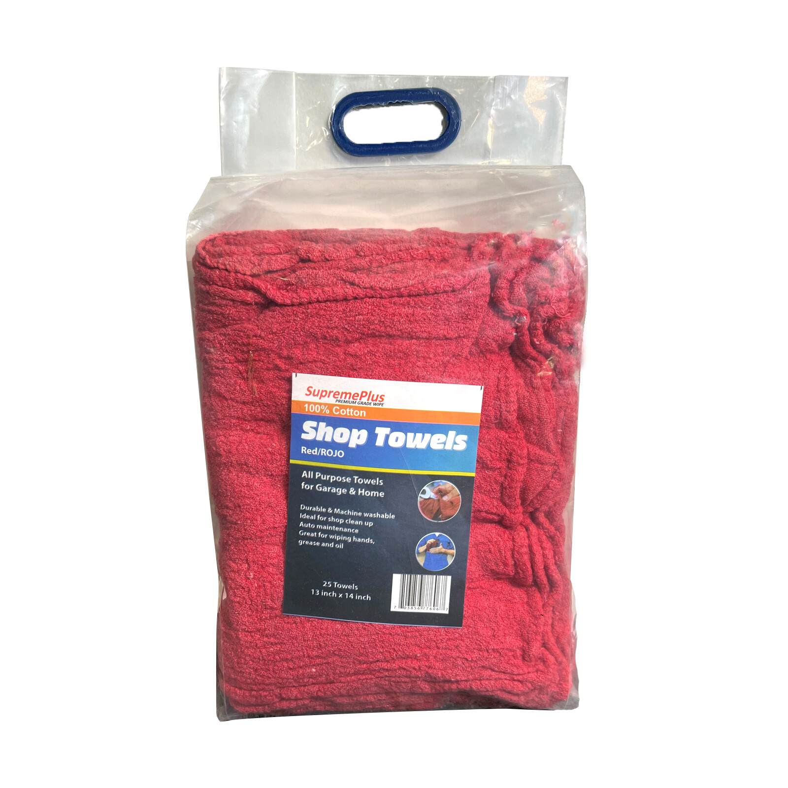 New Industrial A-Grade Shop Towels - Cleaning Towels Red - Multipurpose ...