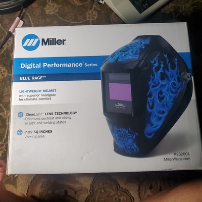 Welding Helmets - Blue Rage