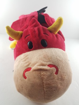 16" FlipaZoo Stuffed Animal Plush Ember Dragon and Bei Bei Panda Used ...