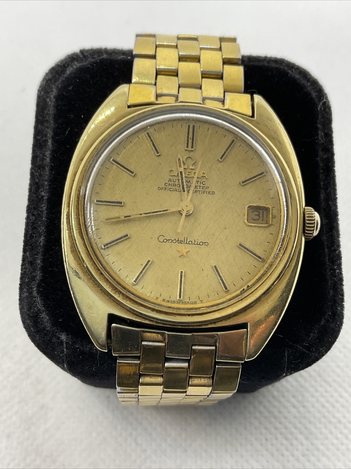 VINTAGE OMEGA SWISS MADE AUTOMATIC CHRONOMETER CONSTELLATION MEN’S ...