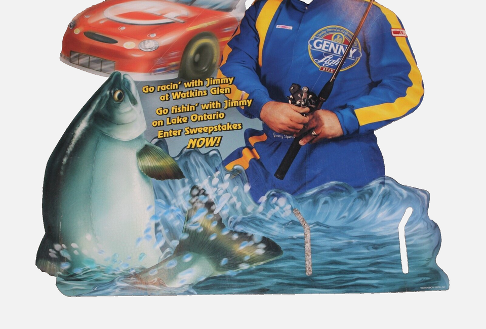 Jimmy Spencer Genny Race to Fish Store Display Genesee Light Beer ...