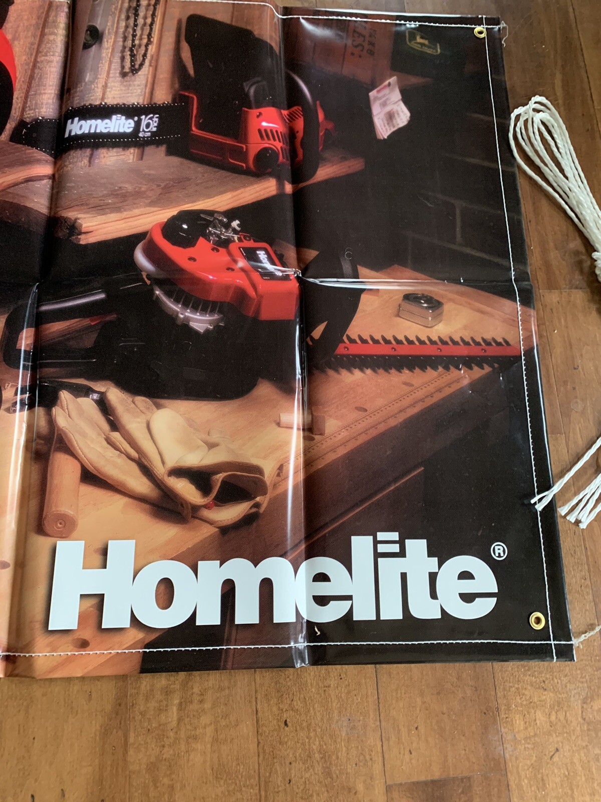 Vintage Homelite Sign Advertising Banner Homelite | eBay
