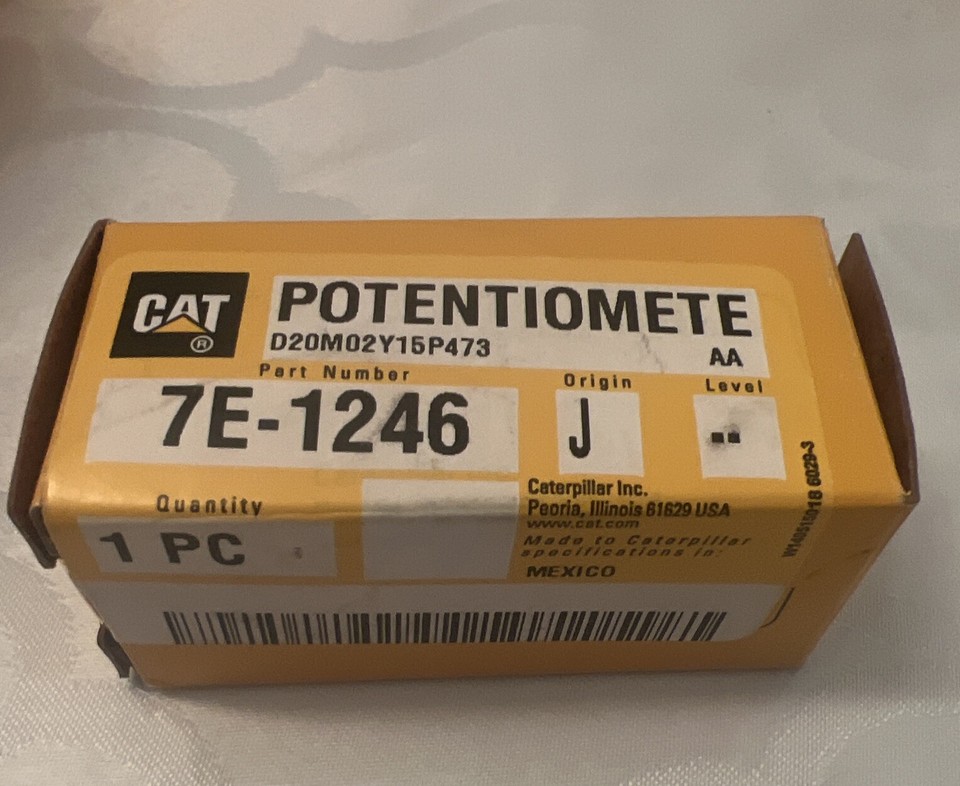 Caterpillar 7E-1246 Potentiometer 7E1246 OHM Engine Speed Control | eBay