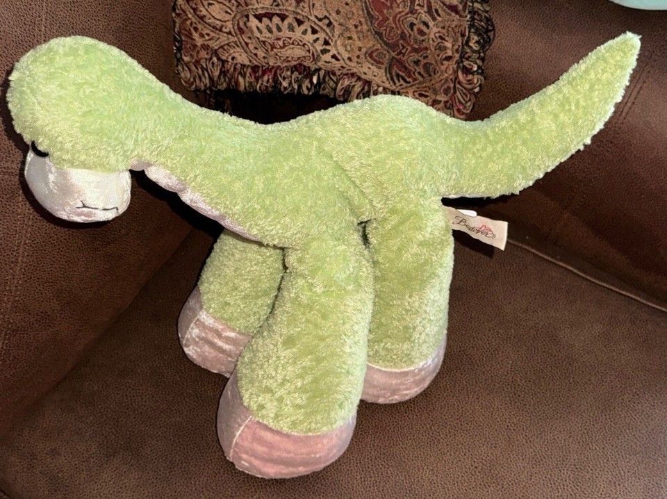 Bestever Funny Big Feet Dinosaur 13" Plush Long Legs Standing Stuffed ...