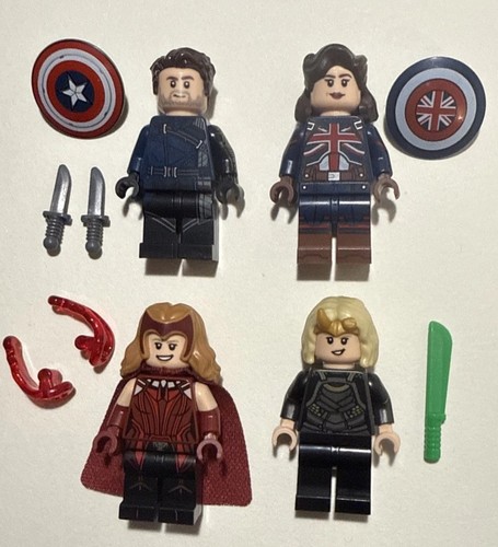 LEGO Marvel CMF Series 1 Scarlet Witch, Sylvie, Captain Carter And ...