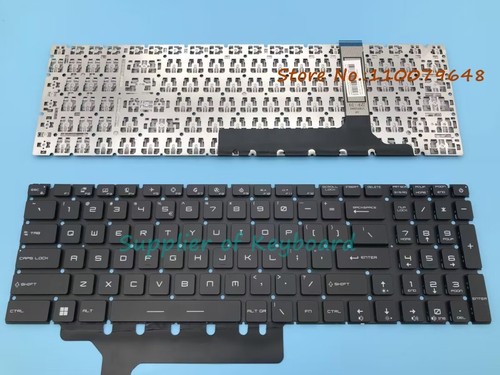 English Keyboard For MSI Raider GE76 12UH Deluxe Edition 12UHS 12UGS ...
