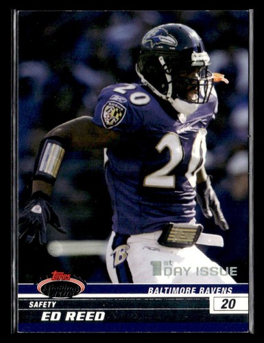 Topps Stadium Club #77 Ed Reed 1st Day Issue | eBay