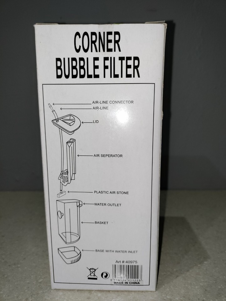 Aquarium Corner Bubble Internal Filter | eBay