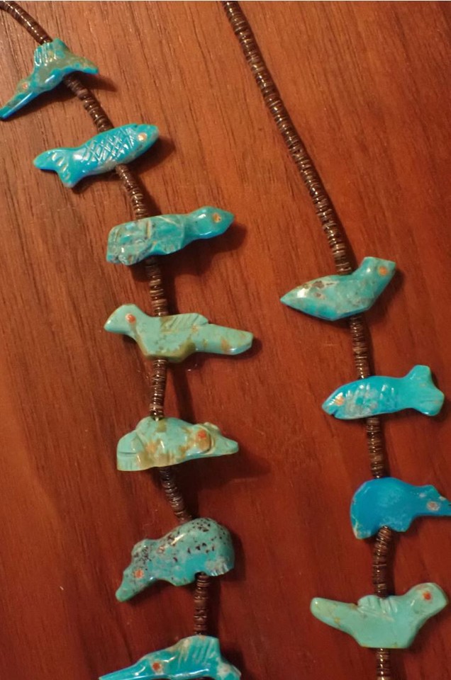 Leena Boone Animal Fetish Necklace Native American Zuni | eBay