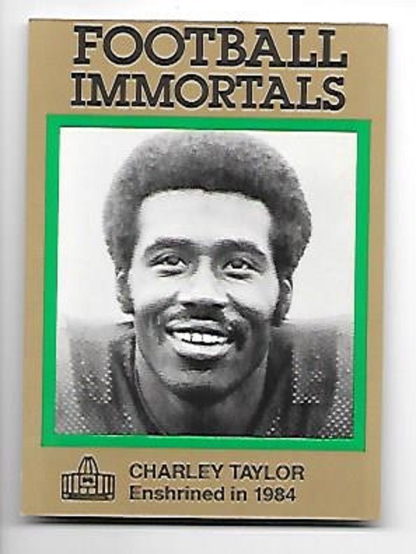 CHARLIE TAYLOR 1985-88 Football Immortals #112 NRMT WASHINGTON REDSKINS ...