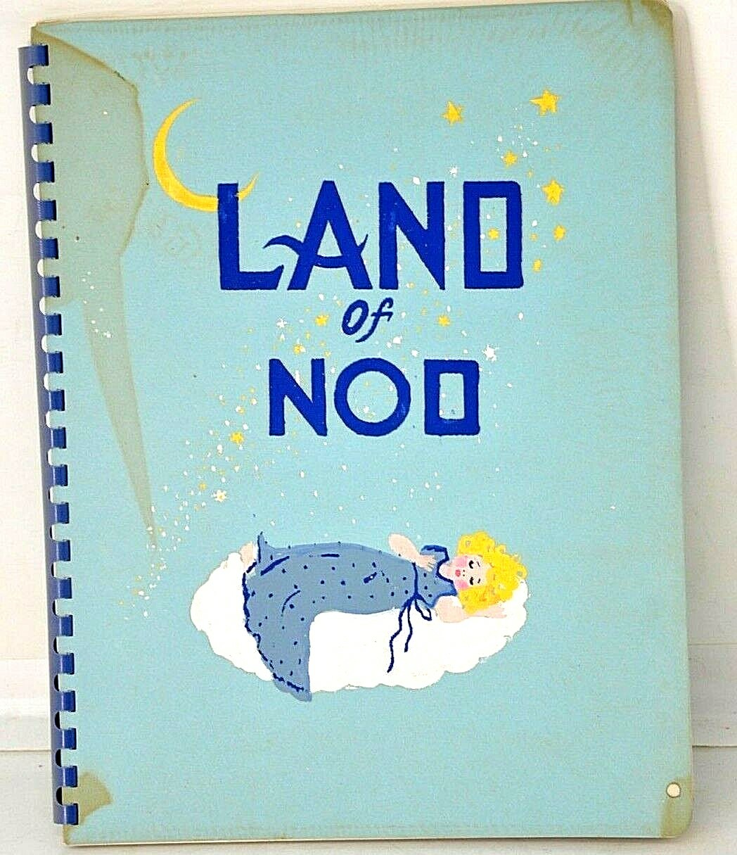 LAND OF NOD Lula C. Boyer /Drawings by Madeleine Gasper Hand Painted ...