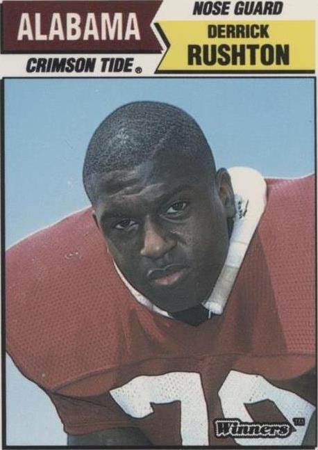 1988 Winners Alabama Crimson Tide - Derrick Rushton (RC) for sale ...