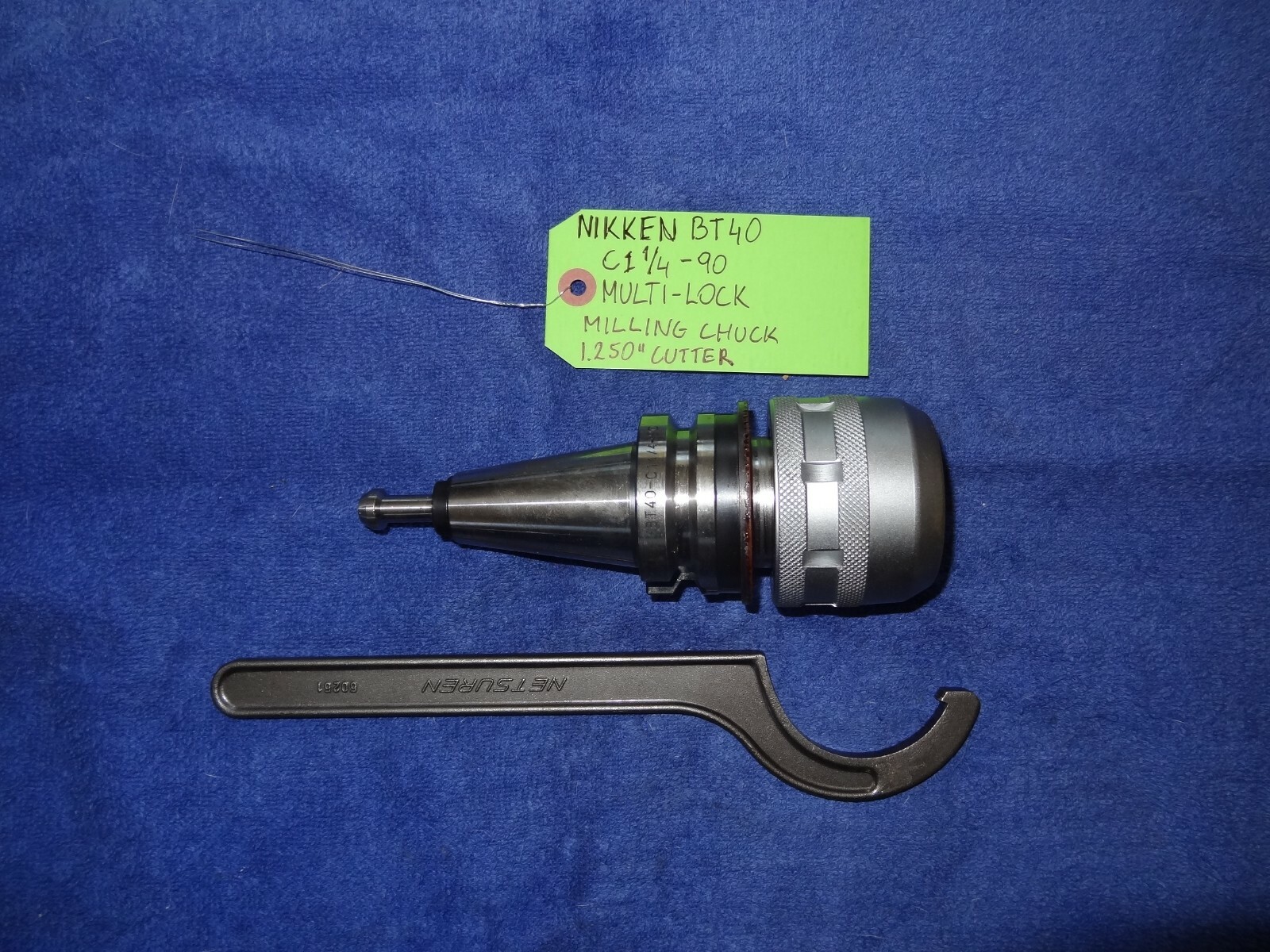 NIKKEN BT 40 C1 1/4-90 MULTI -LOCK MILLING CHUCK 1.250" CUTTER | eBay