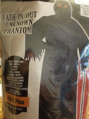 Fade In/Out Unknown Phantom Adult Costume Plus #367 | eBay