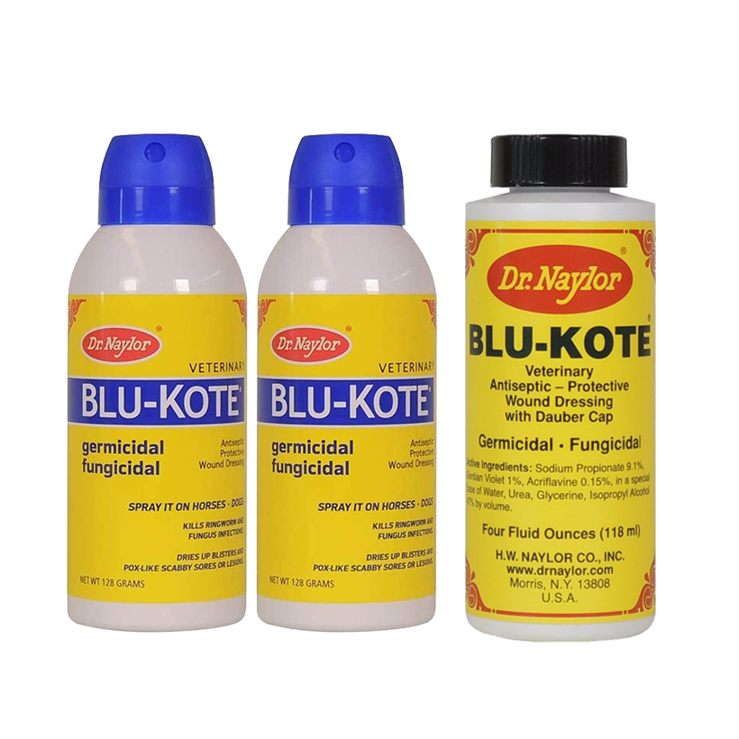 Dr. Naylor Blu-Kote Aerosol-2 + Dauber-1 - Fast Drying Antiseptic Wound ...