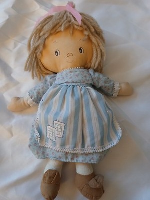 Knickerbocker Betsey Clark Rag Doll 1977 In Box Original Blue Dress ...