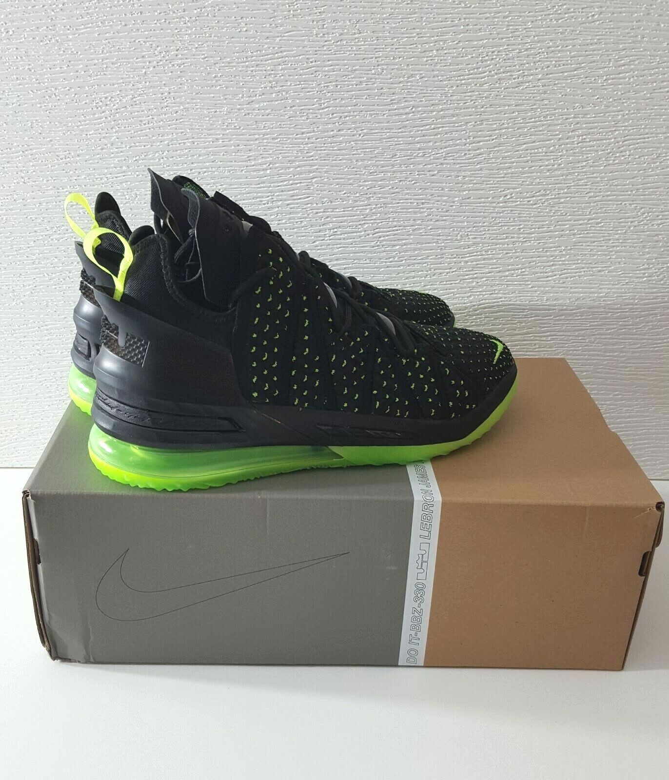 SHIPS TODAY! Nike LeBron 18 'DUNKMAN' New men's shoes black/electric ...