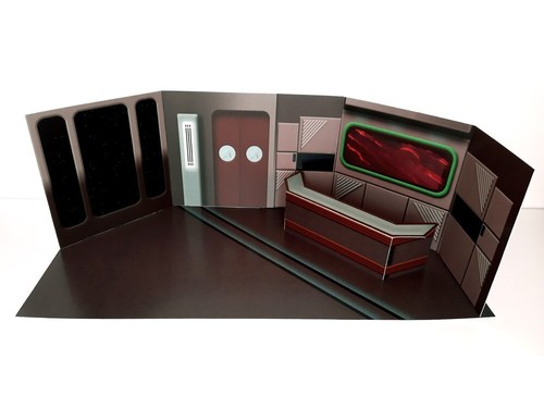 Star Trek TNG Ten Forward Bar Custom Playset 3.75 scale ReAction ...