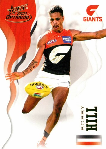 2021 GWS GIANTS AFL Card BOBBY HILL Optimum | eBay
