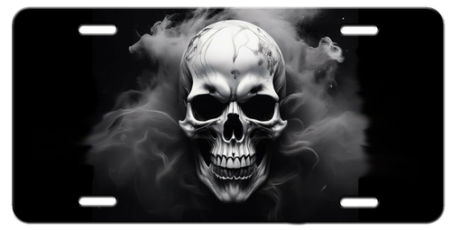 Punisher Sinister Evil Skull Vanity Novelty Aluminum License Plate Tag ...