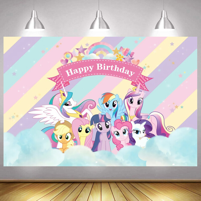 Pony Little My Background Birthday Buy Colorful My Little Pony