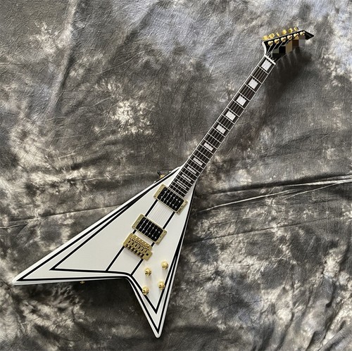New Factory White with Pinstripes V Randy Rhoads Limited Edition ...
