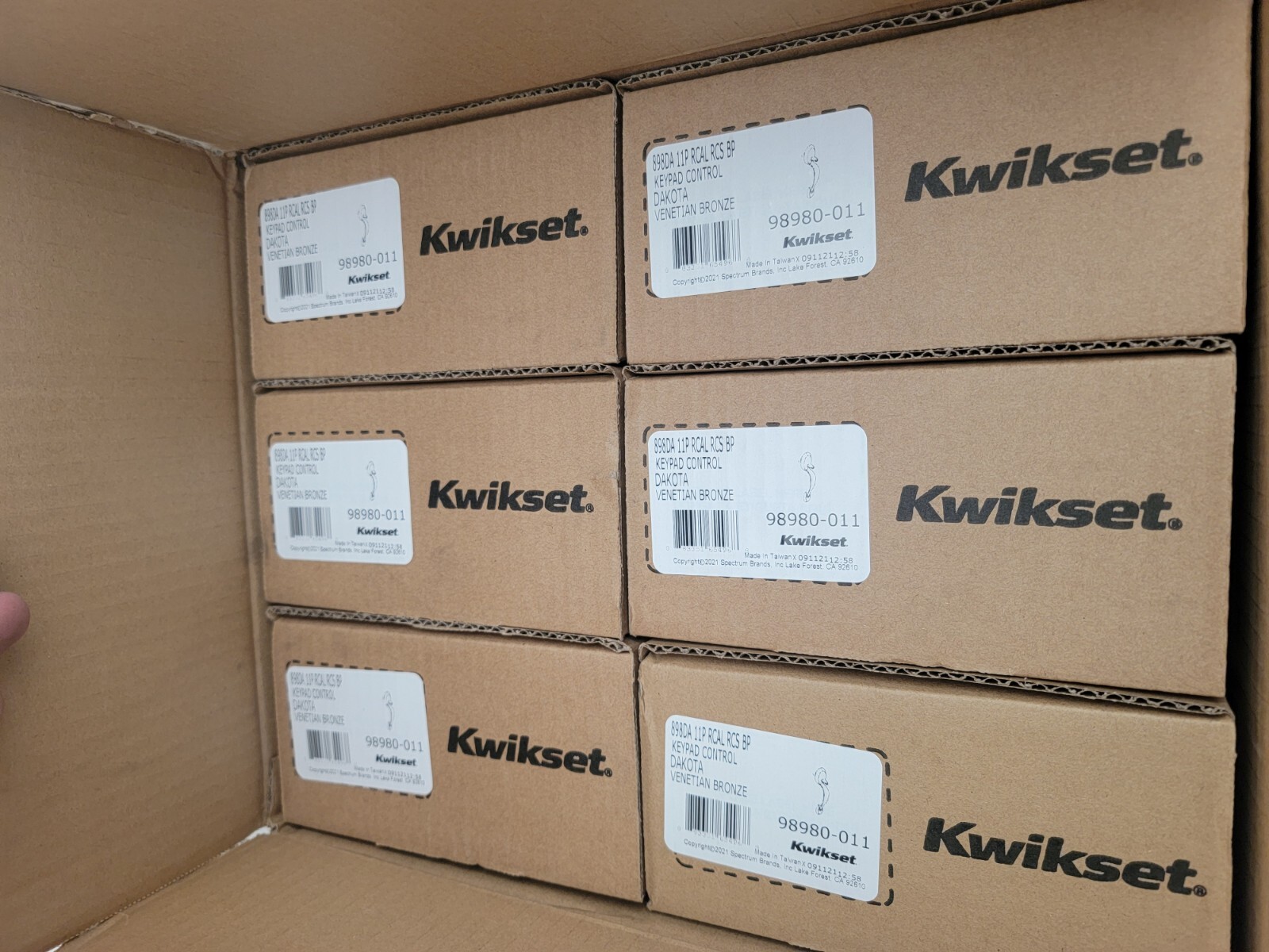 Kwikset 98980-010 Keypad Control Dakota Satin Nickle 898DA 15 RCAL RCS ...