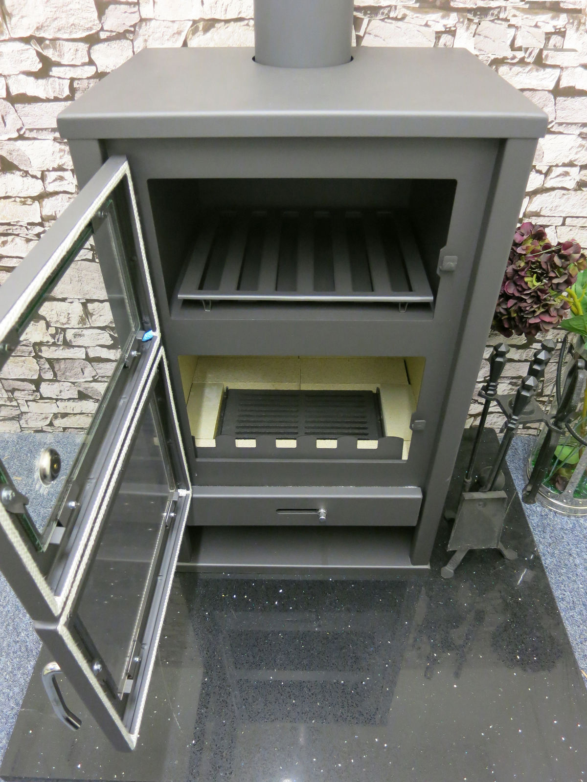 Wood Burning, Back Boiler, Multi Fuel Cooker Stove with Oven Triumph ...