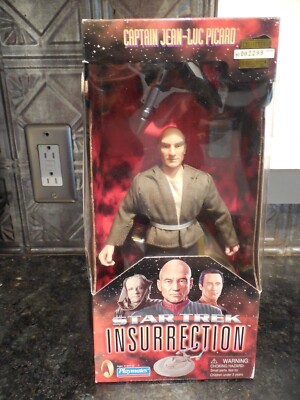 Vintage 1998 STAR TREK Insurrection Captain Jean-Luc PICARD Action ...