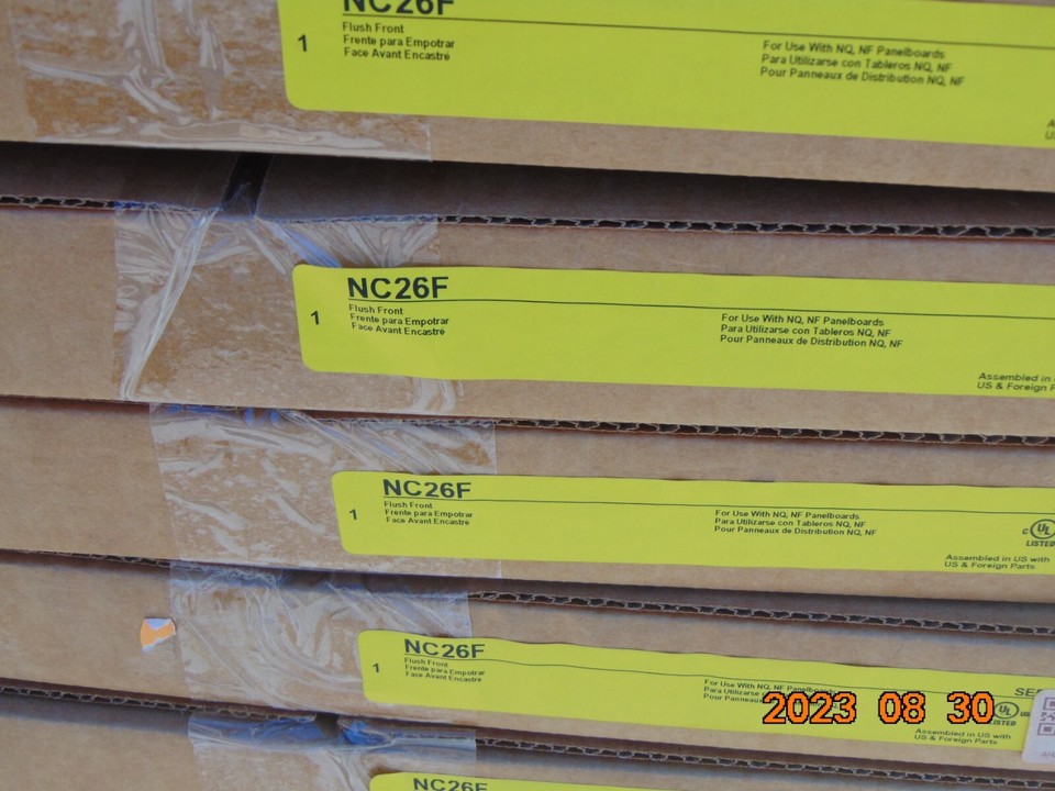(1) Square D MH26 NC26F Panelboard Box & Cover NO INTERIOR FOR NF / NQ ...