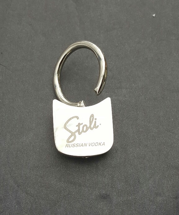 Stoli Vodka key ring chain fob keychain Stolichnaya Russian | eBay