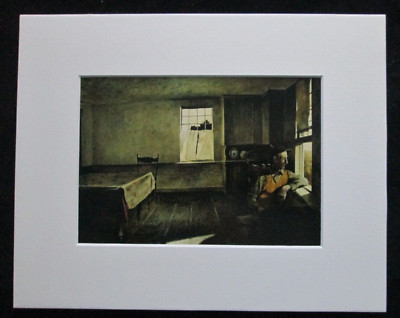 Andrew Wyeth - "Henry Teel" - Matted Art Print-1945 | eBay